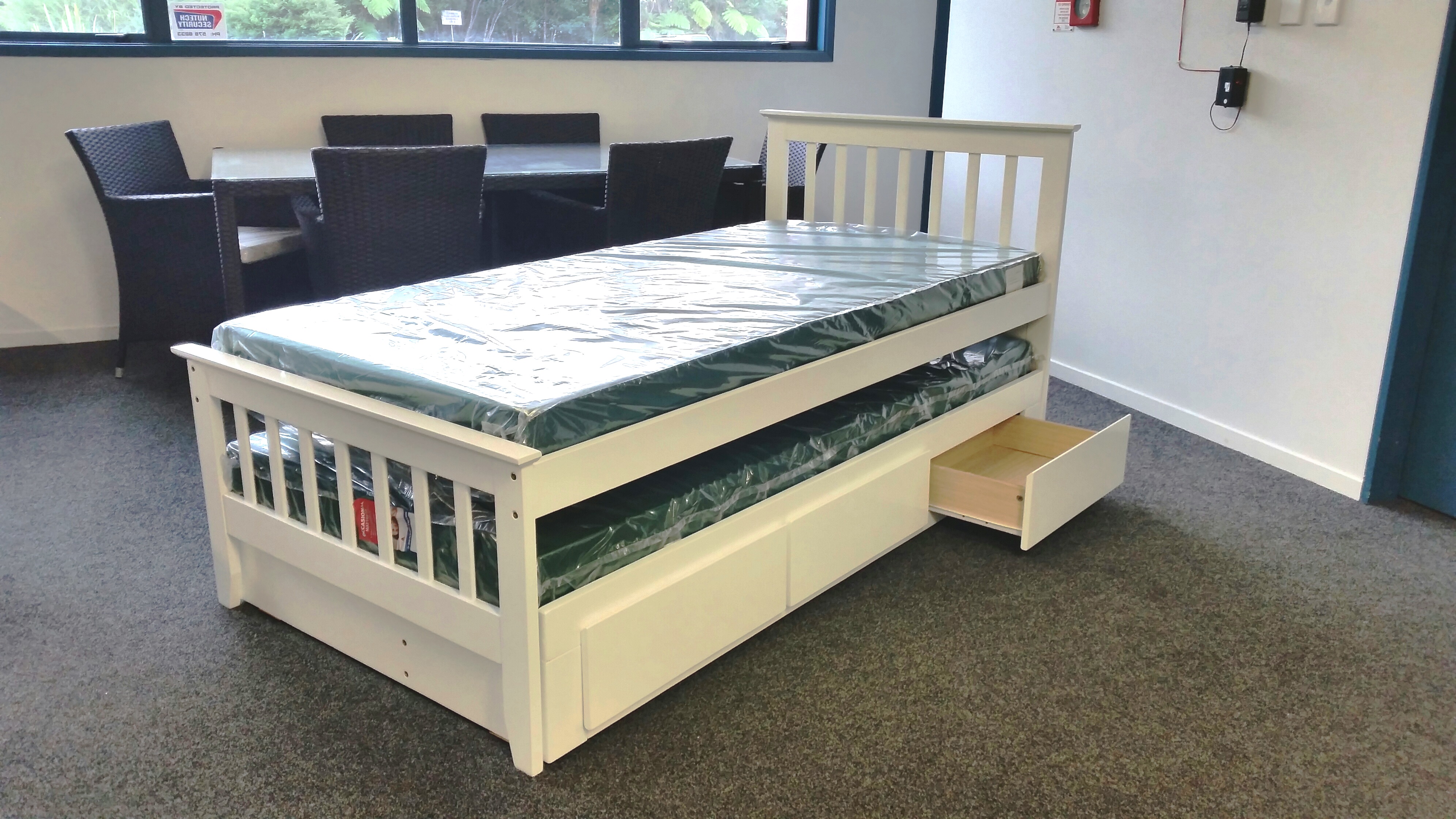 Maya White Single Captain Bed NZ Lifestyle Imports Maya White Single Captain Bed NZ Lifestyle Imports